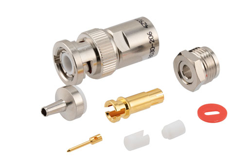 78 Ohm TRB Plug 1553 Connector Crimp/Solder Attachment for M17/176-00002,