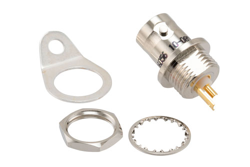 78 Ohm TRB Jack Bulkhead Mount 1553 Connector Solder Attachment TRB PLUG,