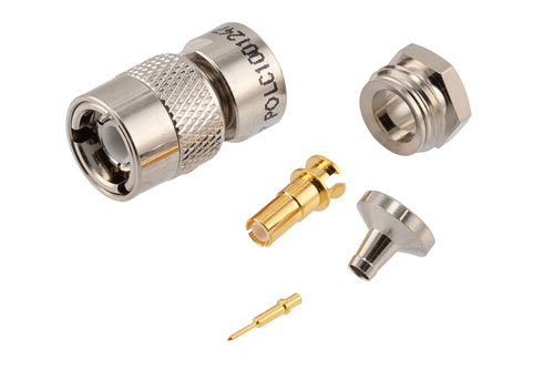 75 Ohm TRS Plug 1553 Connector Crimp/Solder Attachment TRC-75-1,