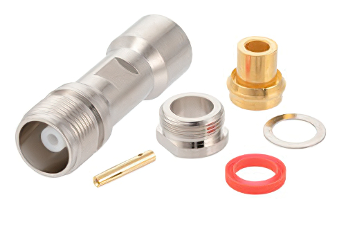 HN Female Connector Clamp/Solder Attachment for RG401, PE-SR401AL, PE ...