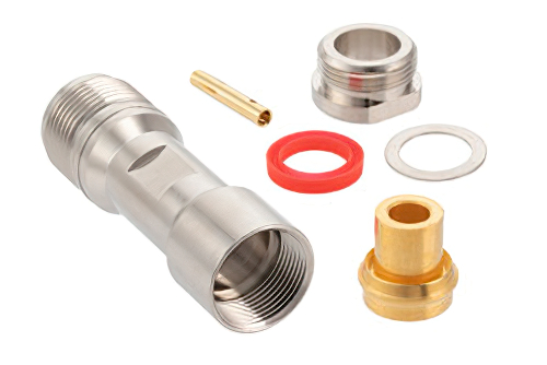 HN Female Connector Clamp/Solder Attachment for RG401, PE-SR401AL, PE ...