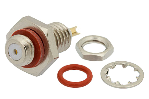 10-32 Female Bulkhead Mount Connector Solder Attachment Solder Cup ...