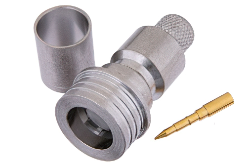 QN Male Connector Crimp/Solder Attachment For RG214, RG225