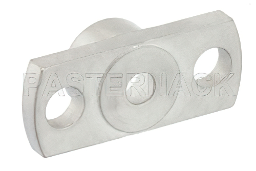 SMP Male Full Detent Shroud 2 Hole Flange Mount 0.282 Inch Hole Spacing