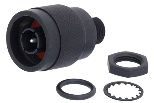 N Male Bulkhead Connector Solder Attachment Solder Cup Terminal, .350 ...