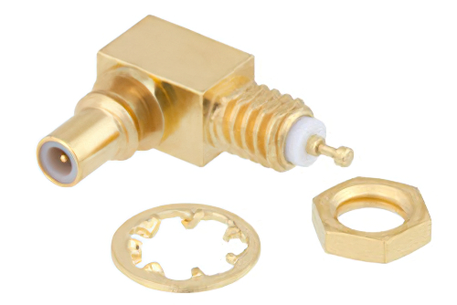 SSMC Jack Right Angle Bulkhead Mount Connector Solder Attachment Turret ...