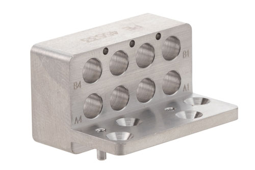 Right Angle, Mini SMP, VITA 67, 8-Position Connector (Stainless Steel)