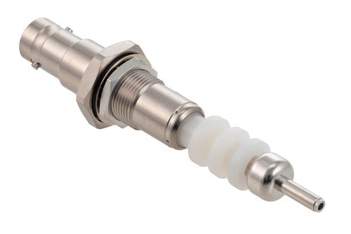 20KV Female Bulkhead Mount Hermetically Sealed Connector Solder ...