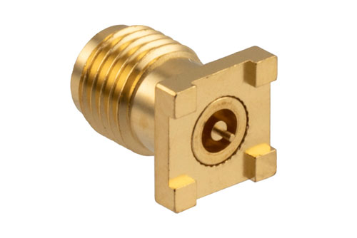 2.92mm Female PCB Surface Mount with Round Contact 40GHz VSWR1.35