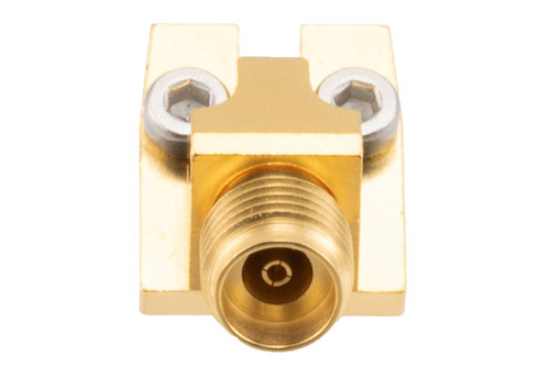 2.92mm Female Connector 30 Degree Angle Solderless PCB Mount 2 Hole ...