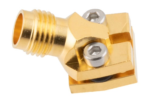 1.85mm Female Connector 30 Degree Angle Solderless PCB Mount 2 Hole ...