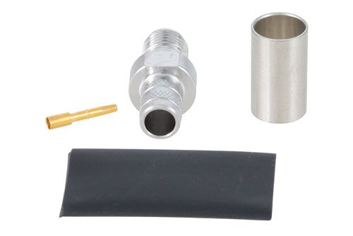 SMA Female Connector Crimp/Solder Attachment for LMR-240, RG8X, PE-C240 ...