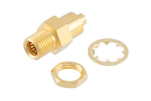 BMMA Female Bulkhead Mount Connector Solder Attachment for PE-SR405AL ...