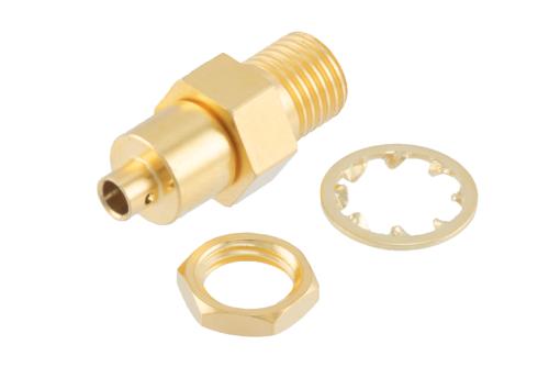 BMMA Female Bulkhead Mount Connector Solder Attachment for PE-SR405AL ...