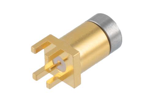 BMMA Female Connector Solder Attachment 0.072 inch Edge Launch PCB