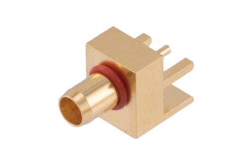 BMMA Male Connector Solder Attachment 0.117 inch Edge Launch PCB