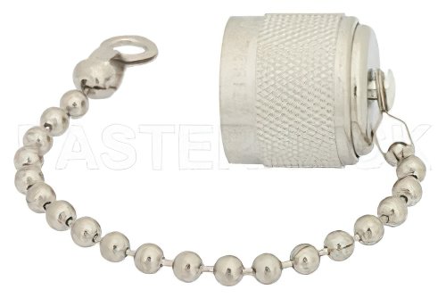 N Male Shorting Dust Cap With 4 Inch Chain