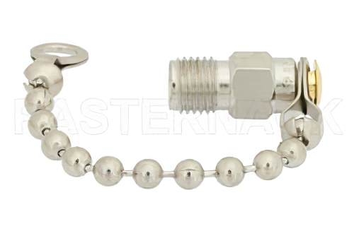 SMA Female Shorting Dust Cap With 2.5 Inch Chain