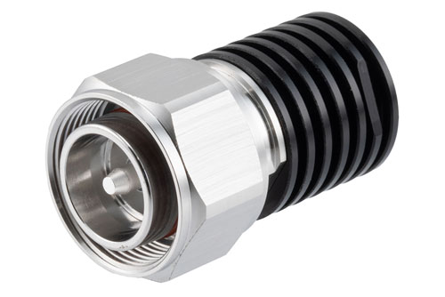 5 Watt RF Load (Termination) Up to 6 GHz With 4.3-10 Male Input Black Anodized Aluminum Body