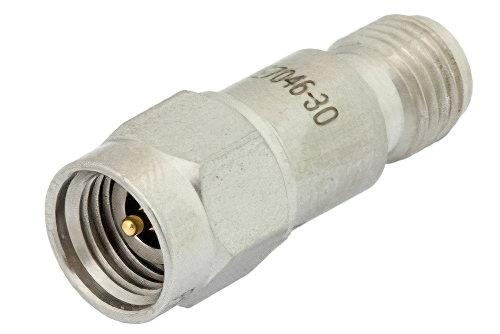 30 dB Fixed Attenuator, 2.92mm Male to 2.92mm Female Passivated ...