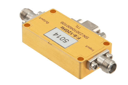 8 GHz to 12 GHz Absorptive Digital Step Attenuator, 63 dB, 6 Bits, 1 dB ...