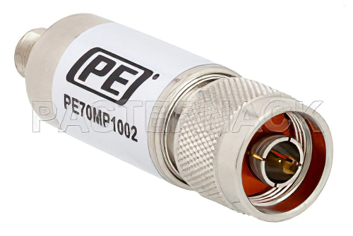 50 Ohm N Male to 75 Ohm F Female Matching Pad Operating From 0.009 MHz ...