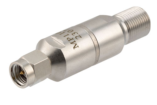 50 Ohm SMA Male to 75 Ohm F Female Matching Pad Operating from DC to 3 GHz