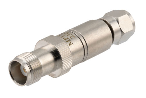 50 Ohm TNC Female to 75 Ohm F Male Matching Pad Operating from DC to 3 GHz