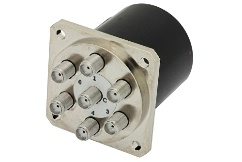 SP6T Electromechanical Relay Normally Open Switch, DC to 18 GHz, up to ...