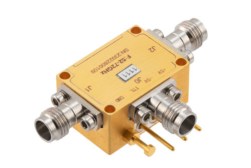Reflective SPDT Wideband PIN Diode Switch Operating from 52 GHz to 72 ...