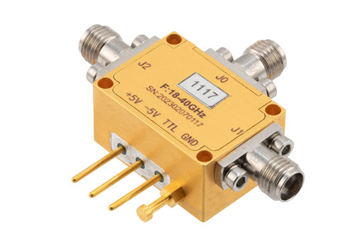 Absorptive SPDT Broadband PIN Diode Switch Operating 18 GHz to 40 GHz ...