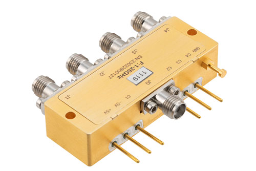 Reflective SP4T Broadband PIN Diode Switch Operating from 1 GHz to 26 ...