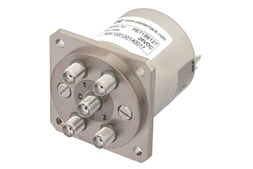 SP4T Electromechanical Relay Normally Open Switch, DC to 22 GHz, 20W ...