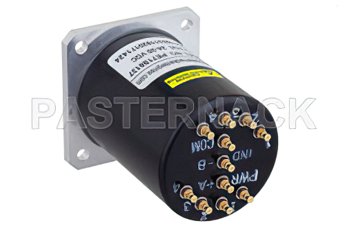 SP4T Electromechanical Relay Normally Open Switch, DC to 40 GHz, 3W ...