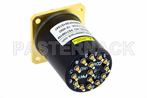 SP6T Electromechanical Relay Normally Open Switch, DC to 40 GHz, 3W ...