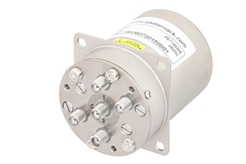 SP4T Electromechanical Relay Latching Switch, Terminated, DC to 22 GHz ...