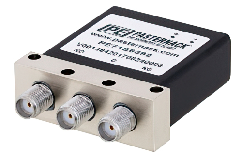 SPDT Electromechanical Relay Failsafe Switch, DC to 18 GHz, up to 90W ...
