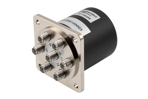 SP6T Electromechanical Relay Normally Open Switch, DC to 26.5 GHz, 20W ...