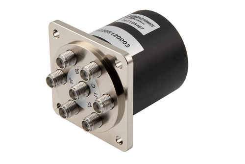 SP6T Electromechanical Relay Normally Open Switch, DC to 26.5 GHz, 20W ...