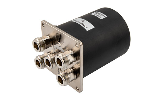 SP4T Electromechanical Relay Normally Open Switch, DC to 12.4 GHz, 50W ...