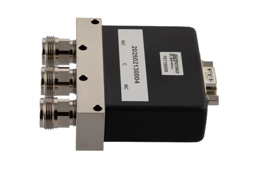 SPDT Electromechanical Relay Failsafe Switch, DC to 18 GHz, 12V, N, 1M ...