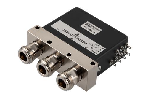 SPDT Electromechanical Relay Latching Switch, DC to 18 GHz, 12V, Self ...