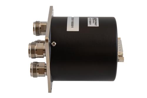 SP4T Electromechanical Relay Normally Open Switch, DC to 18 GHz, 12V, N ...