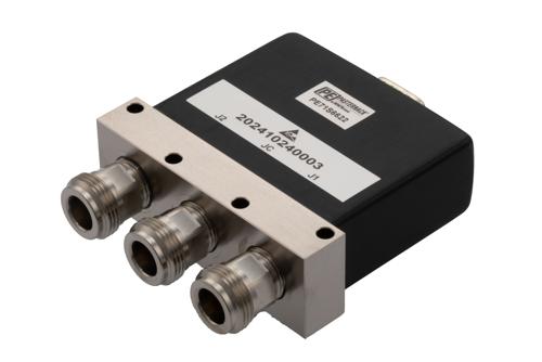 SPDT Electromechanical Relay Latching Switch, DC to 12 GHz, up to 200W ...