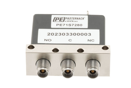 SPDT, Electromechanical Relay Failsafe Switch, DC to 43 GHz, 28VDC, 10W ...