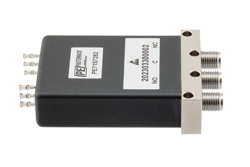 SPDT, Electromechanical Relay Failsafe Switch, DC to 43 GHz, 28VDC, 10W ...