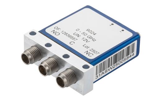 SPDT Electromechanical Relay Failsafe Switch, DC to 50 GHz, Up to 80W ...