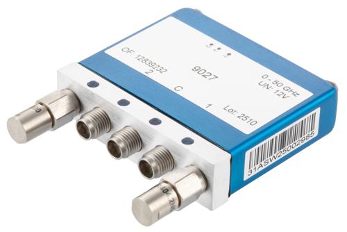 SPDT Electromechanical Relay Latching Switch, Terminated, DC to 50 GHz ...