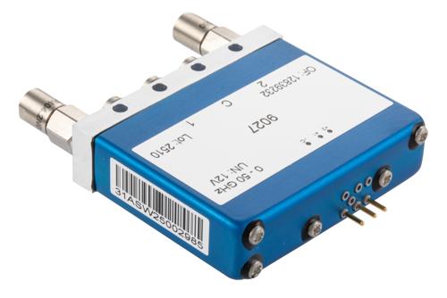 SPDT Electromechanical Relay Latching Switch, Terminated, DC to 50 GHz ...