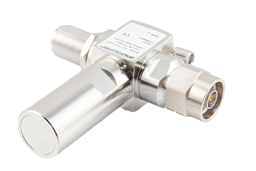 Type N M/F In/Out Coax RF Surge Protector, 800MHz - 2.25GHz, DC Block ...